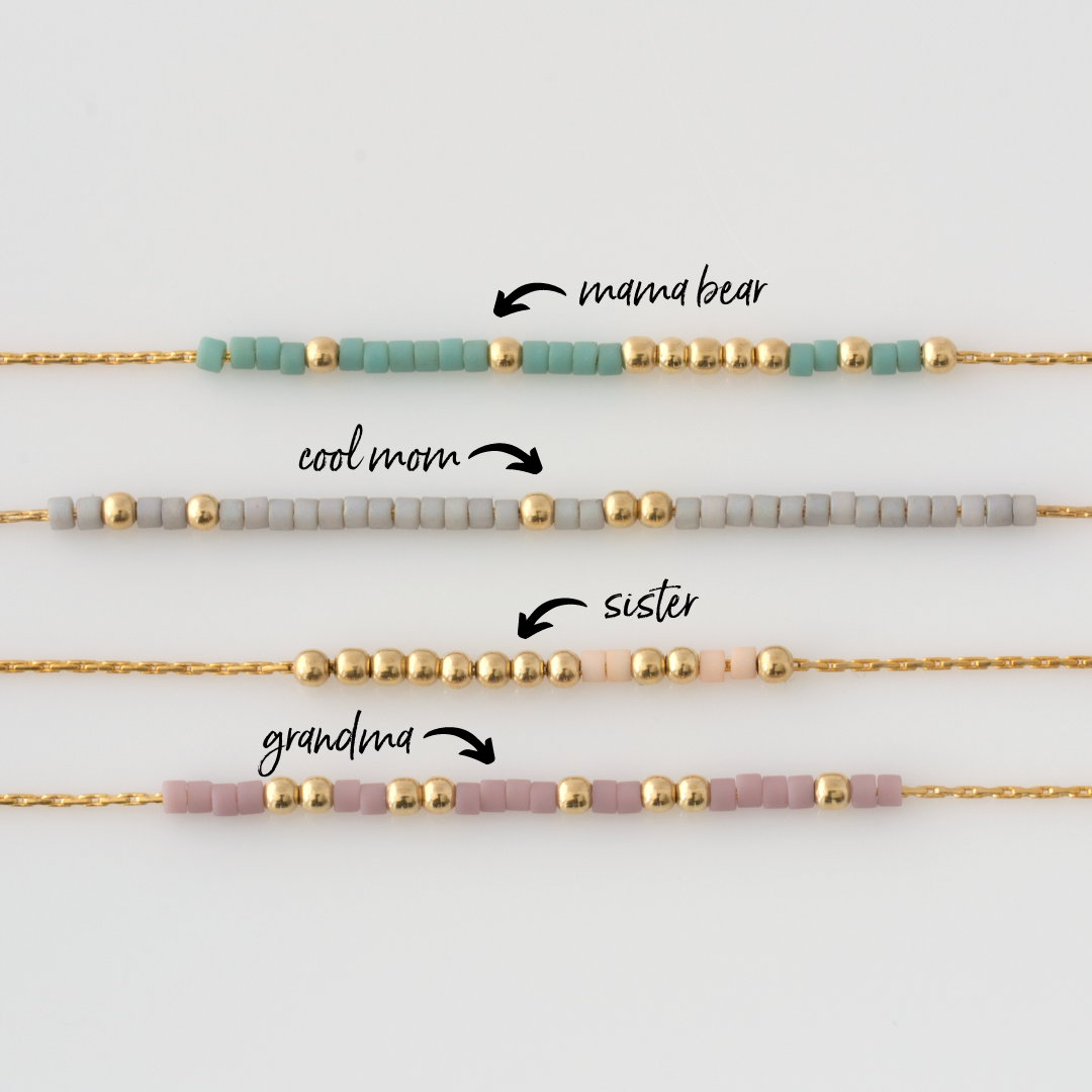 Morse Code Bracelet - LEILA