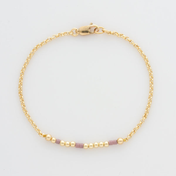 Let Them Morse Code Bracelet - LEILA