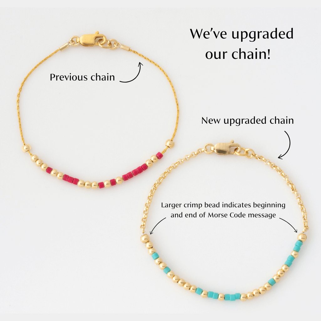 Morse Code Bracelet - LEILA