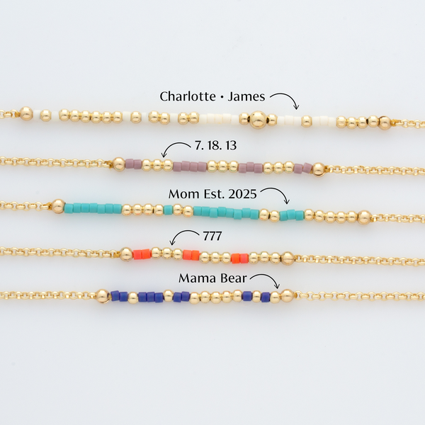 Morse Code Bracelet - LEILA