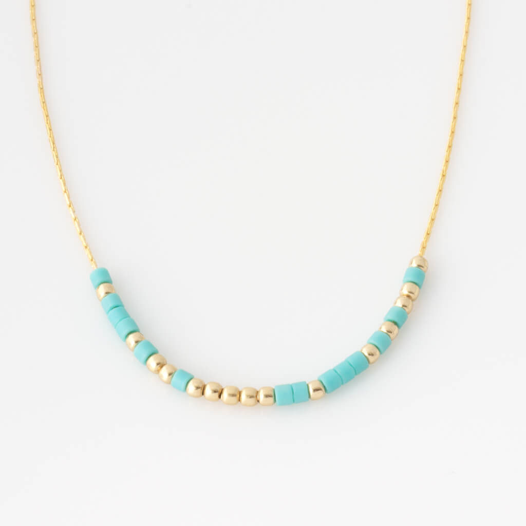 Morse Code Necklace - LEILA