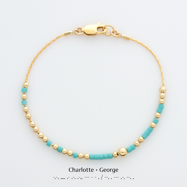 Morse Code Bracelet - LEILA