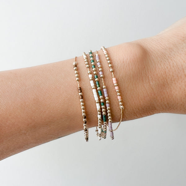 Unbiological Sister Morse Code Bracelet - LEILA